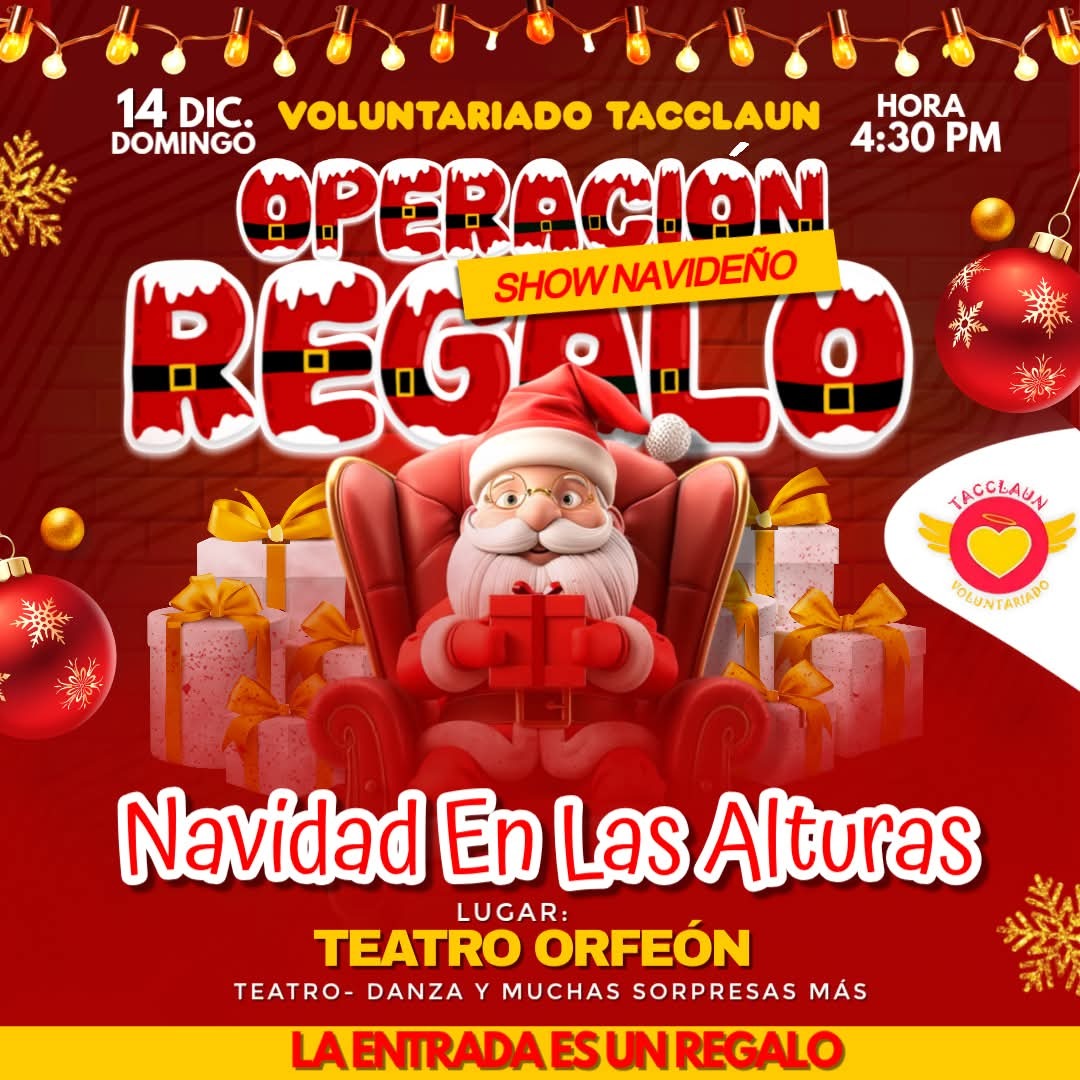 Operación regalo en las alturas